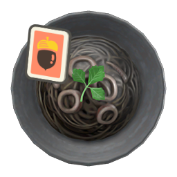 Nookmart | Squid-Ink Spaghetti DIY (Animal Crossing: New Horizons)