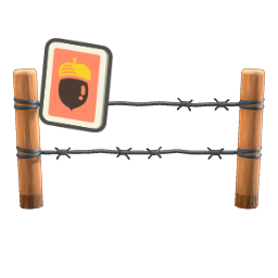 Nookmart | Barbed-Wire Fence DIY (Animal Crossing: New Horizons)