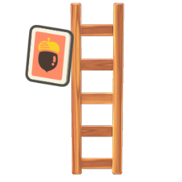 Nookmart | Wooden Ladder Set-Up Kit DIY (Animal Crossing: New Horizons)